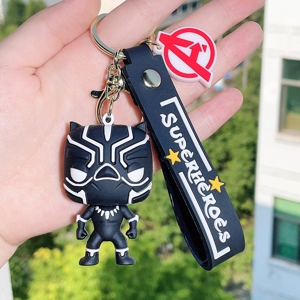Black Panther Keychain – diecutsmart