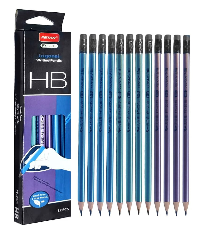 Feiyan HB Pencil Set with Sharpener – diecutsmart