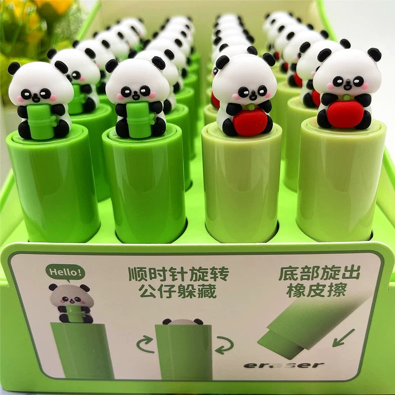 Panda Push Pull Eraser – Diecutsmart
