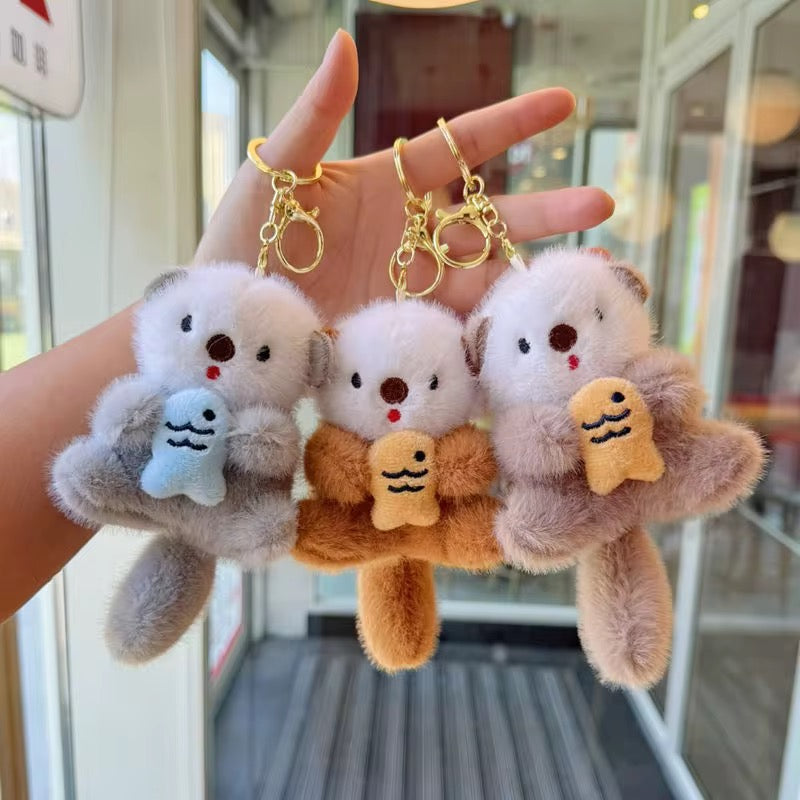 Otter Plush Keychain – diecutsmart