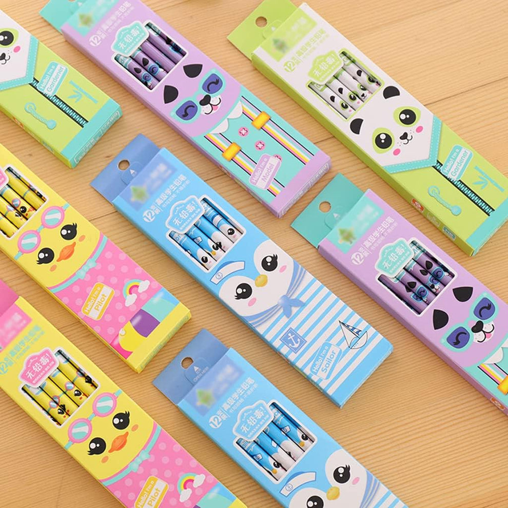 Cute Animal Pencil Pack (12pcs) – diecutsmart