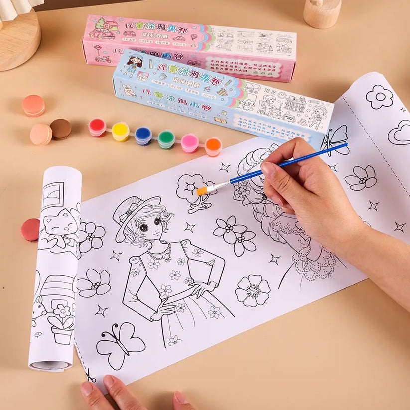 Sanrio Kids Colouring Paper Roll – diecutsmart