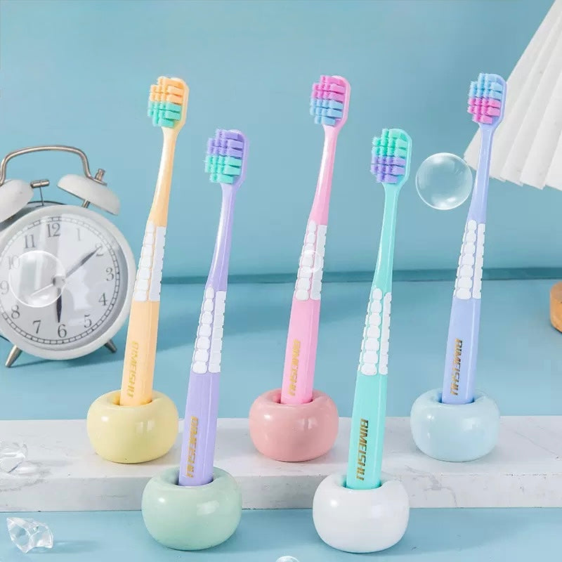 FreshFusion Soft-bristled Toothbrushes 5pcs set – diecutsmart